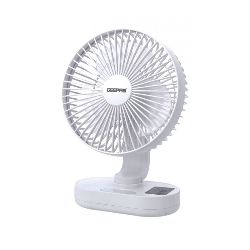 Geepas 8inch Rechargeable Fan with Night Light GF21157 - anangmanang